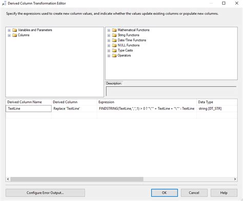 Looking For Solution To Add Double Quotes In Field Which Has Commas In SSIS Database