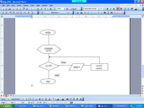 Flowchart Bilangan Ganjil 30 50while My Weblog