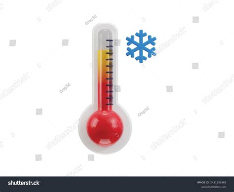 3d Thermometer Icon Vector Illustration Stock Vector Royalty Free