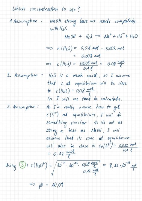 Help In Calculating The Ph Of This Solution With Three Components R Chemhelp