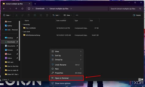how to extract multiple zip files at once in windows 11