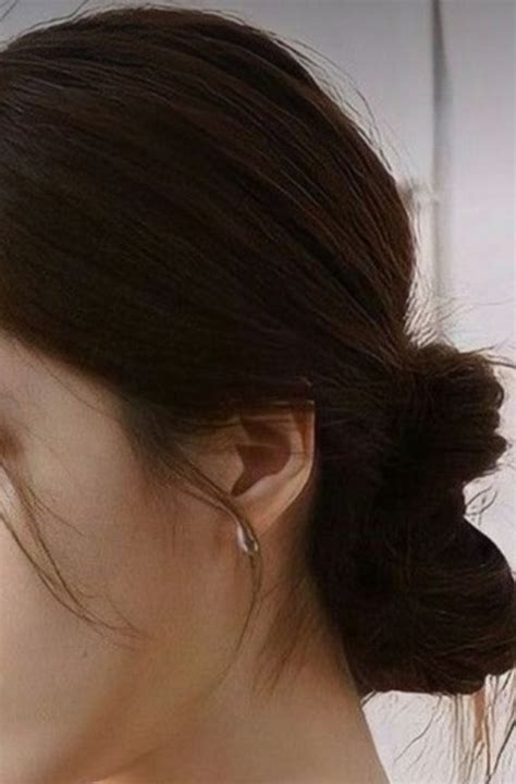 긴머리 똥머리 묶는방법 로우번 예쁘게 묶기 앞머리 연출법까지 네이버 블로그