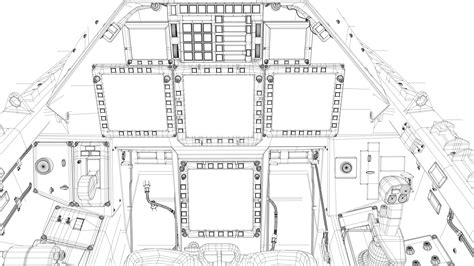 F 22 Raptor Realistic Cockpit Interior Realtime 3d Model Turbosquid