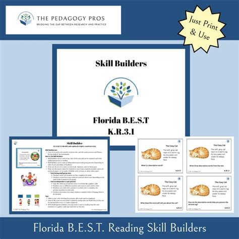 Skill Builders Florida Best Kr31 By The Pedagogy Pros Tpt