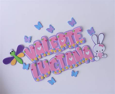 Nombres En Foami 💜 Luciana Nombre Nombres En Fomi Para Niños