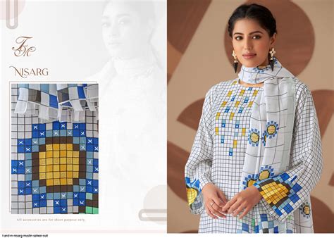 T And M Nisarg Muslin Salwar Suit