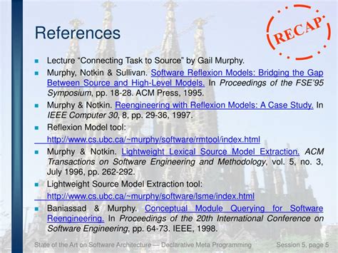 Ppt Advanced Oosa State Of The Art On Software Architecture