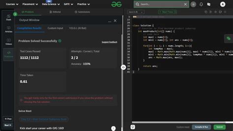 Gfg160series Java Dsa Problemsolving Linkedinlearningjourney Ashruth Pamidimarri