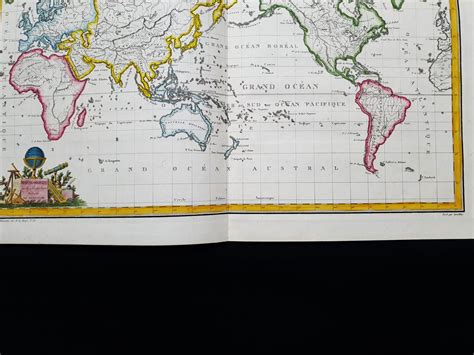 世界地图 地图 墨卡托投影 Pierre M Lapie Conrad Malte Brun Mappe Mondes