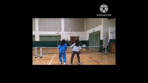 여자 중학생 1학년 자유학기 예체수업 피클볼반 4차시 수업 복식 딩크게임 학교체육 여학생 문경시 피클곽tv Youtube
