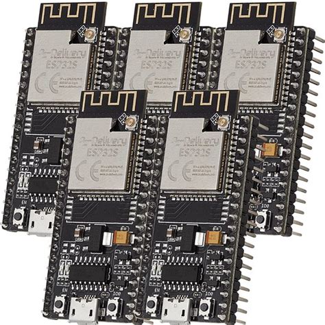 Azdelivery 5 X Kit Nodemcu Esp32 S Wifi Bluetooth Audio Avec Carte De Développement De