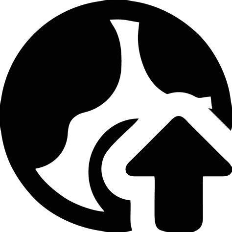 Globe Planet Earth Icon Symbol Vector Image 27616607 Vector Art At Vecteezy