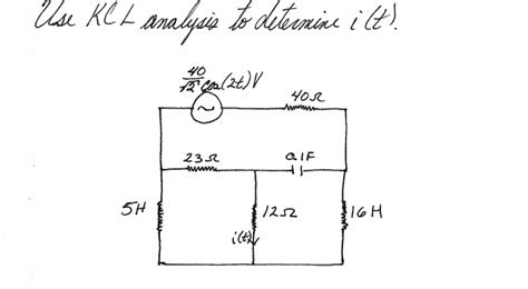 Solved Use KCL Analysis To Determine I T Chegg Com