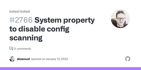 System Property To Disable Config Scanning · Issue 2766 · Kotest