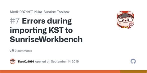 Errors During Importing Kst To Sunriseworkbench · Issue 7 · Modi1987