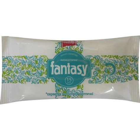Серветки вологі Fantasy Beauty Фентезі бьюті антисептичні 15 шт