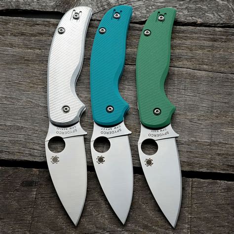 Spyderco Sage 5 Lightweight Or G10 Scales Aggressive Agent Series