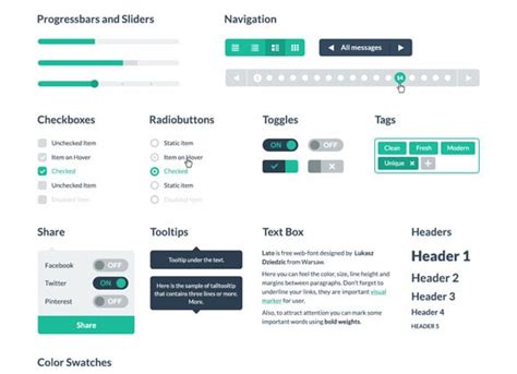 20 Top Ready Coded Html Ui Kits Freebies Best Open Source Resources For Web Developers Designers