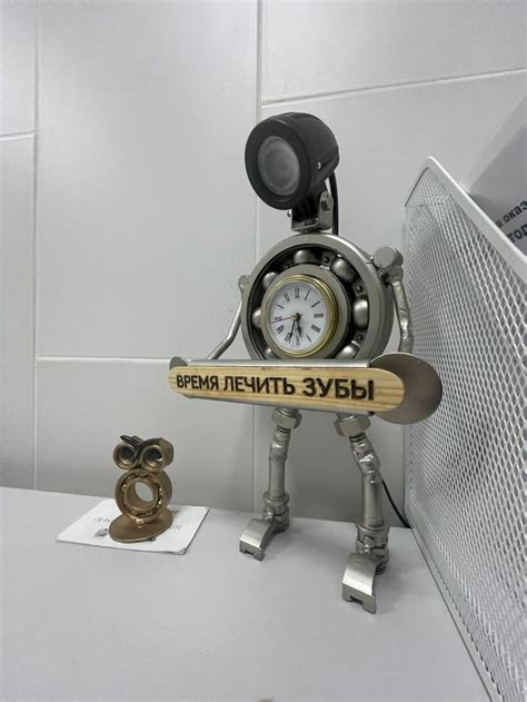 Часы светильник Металлический декор Декор Оригинальные деревянные изделия