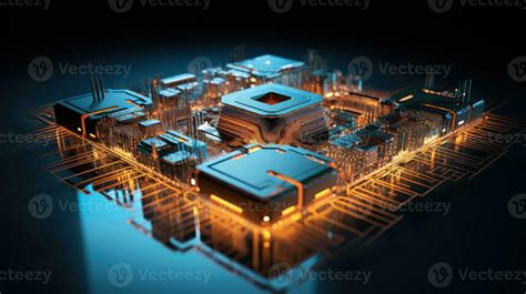 Electricity Energy Efficient Chip Ai Generated Stock Photo At Vecteezy