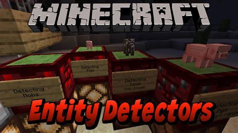 entity detectors mod for minecraft 1 16 3 1 15 2 minecraft minecraft