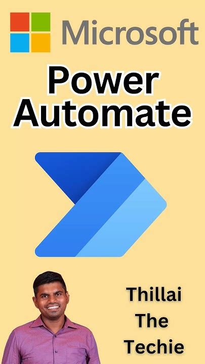 💼🔧power Automate Explained In Tamil Thillaithetechie Youtube