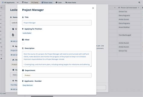Link To Table Field Baserow