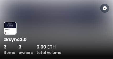 Zksync20 Collection Opensea