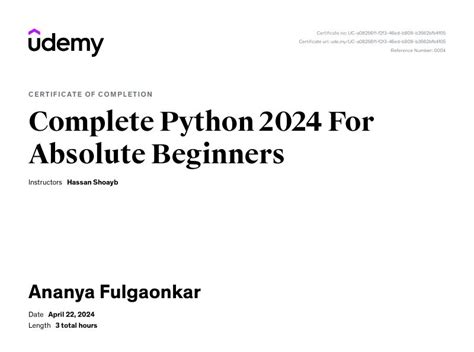 Ananya Fulgaonkar On Linkedin Udemy Certification