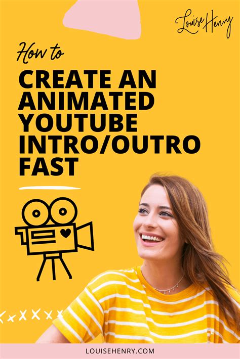 how to make an animated youtube intro and outro fast — louise henry