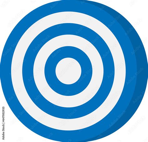 양궁 과녁 벡터 일러스 Stock Vector Adobe Stock