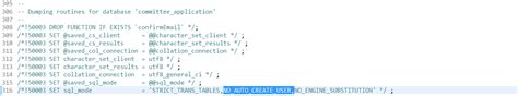 Mysql Variable Sql Mode Can T Be Set To The Value Of NO AUTO CREATE USER Stack Overflow
