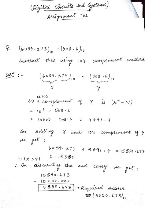 Dcs Assignment Digital Circuits And Systems Studocu