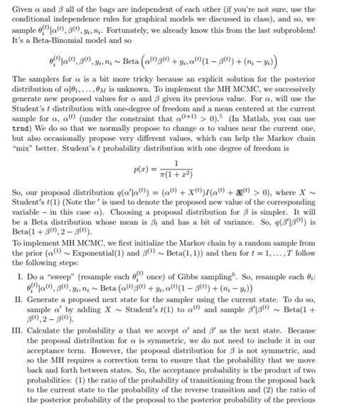 Markov Chain Monte Carlo For This Problem You
