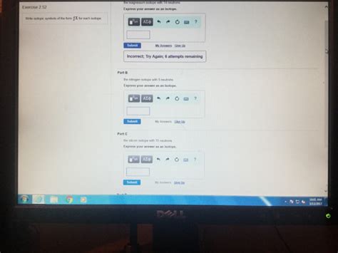 Solved Write Isotopic Symbols Of The Form X For Each