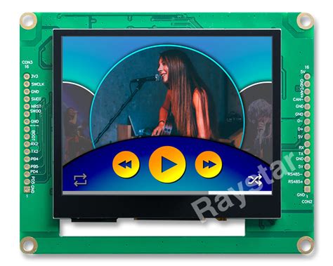 35 Inch Rs485 Modbus Smart Tft Display With Capacitive Touchscreen Raystar