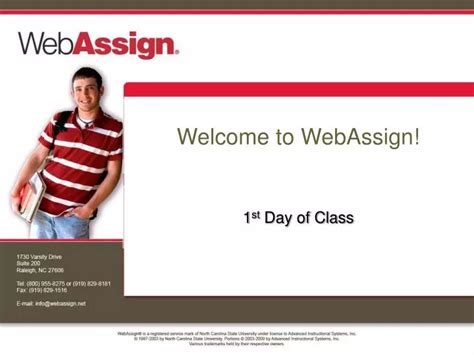 ppt welcome to webassign powerpoint presentation free download id