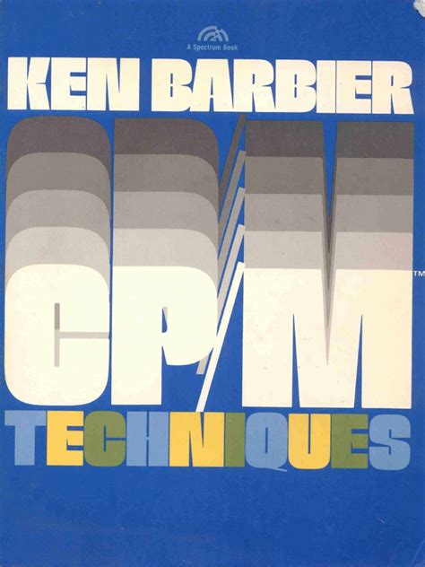 Cpm Techniques Pdf Operating System Programming
