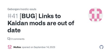 BUG Links To Kaidan Mods Are Out Of Date Issue Geborgen Nordic Souls GitHub