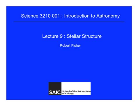 Introduction To Astronomy Lecture Stellar Structure DocsLib