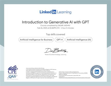 Sagar Jadhav On Linkedin Certificate Of Completion