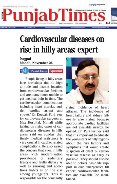 Cardiovascularhealth Preventivemedicine Heartdiseaseprevention… Dr Deepak Puri