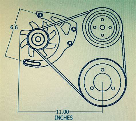 Small Block Chevy Alternator Bracket Fuelie Heads Camel Lwp Sbc Long Water Pump Chap Performance