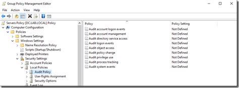 Windows Server 2016 2019 Audit Policy Best Practice 4sysops
