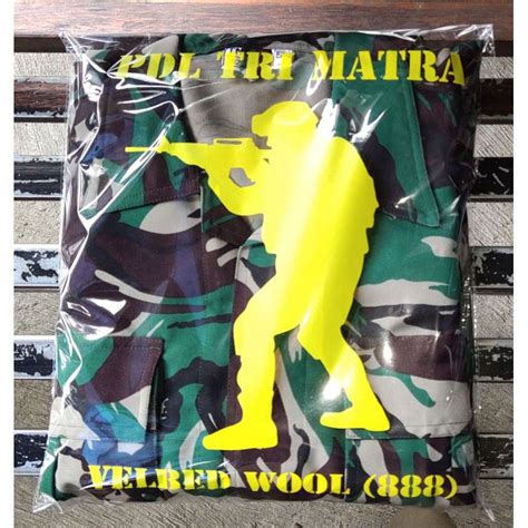 Jual Pdl Velbed Denir Loreng Tni Shopee Indonesia