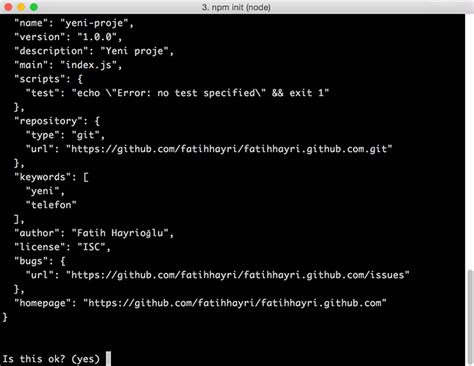 nodejs ve npm fatih hayrioğlu nun not defteri