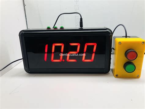 Đồng hồ led đếm ngược mini 4 số nút start reset