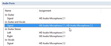 Configuring Audio Inputs