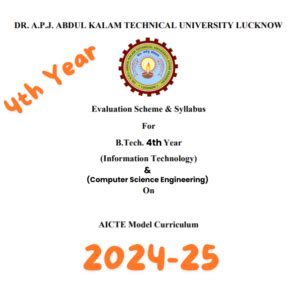 AKTU B Tech CSE IT Th Year Syllabus Download Available