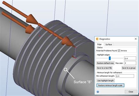 Meshing Errors Proximity Evaluation And Model Gap Constraints Autodesk